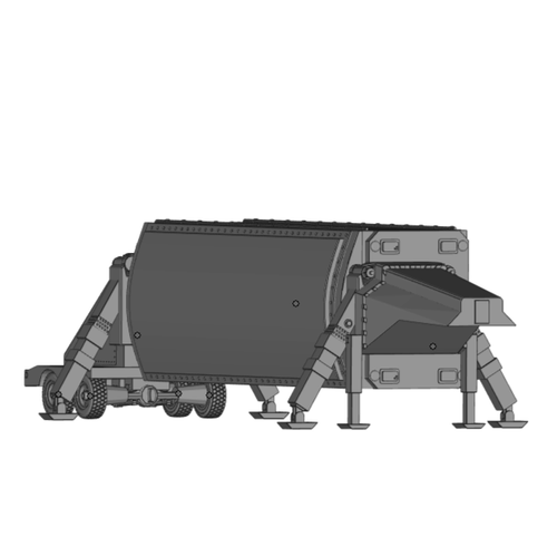 3D Printed 1/72/87/144 U.S. Army THAAD X-Band Radar Unpainted Model Kit ...