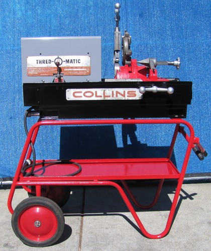 Collins 22 THRED-O-MATIC Pipe Threader Threading Machine With Dolly ...
