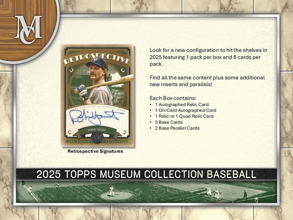 Ichiro MIA/SEA 2025 Topps MUSEUM COLLECTION 3 Case (24 Box) PLAYER ...