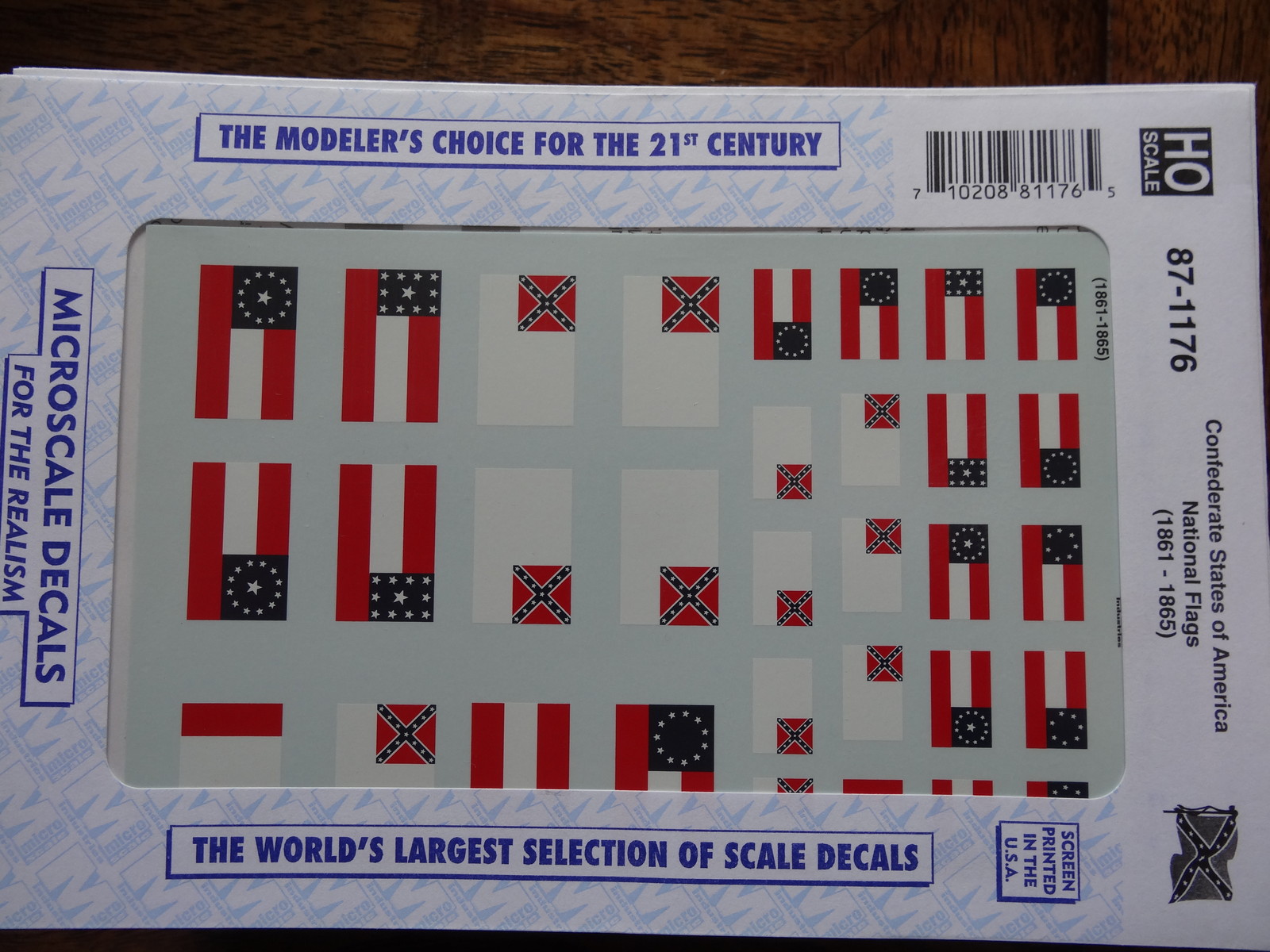 Microscale Decal HO #87-1176 States of America - National Flags Da | eBay