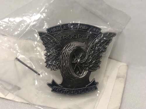SEALED Harley-Davidson Trooper Winged Lapel Pin, # HT3004 | eBay