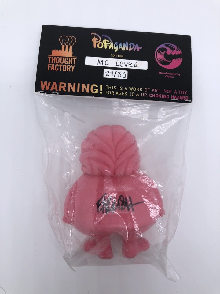 Ron English MC Lover Resin 27/30 Clutter Popaganda Pink McLover Mini ...