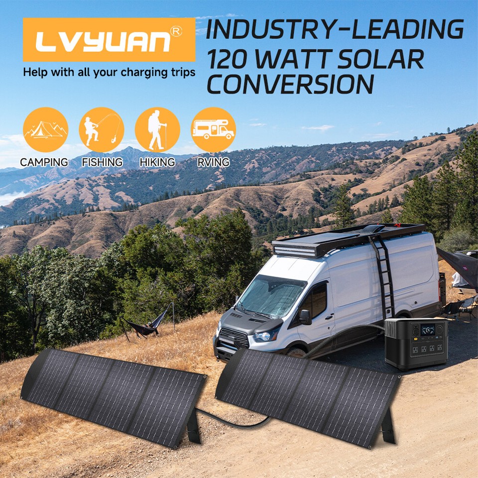 Foldable Portable Solar Panel 120W 200W 300W 400W for Power Station ...