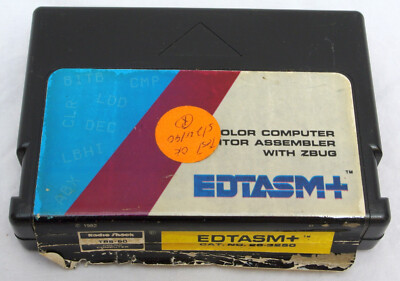 EDTASM+ Assembler Cartridge Radio Shack TRS-80 Color Computer 26-3250 ...
