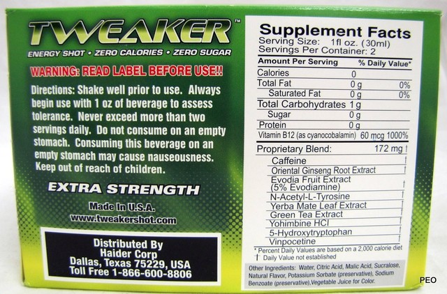 Tweaker Energy Shot Sour Apple 2 FL Oz 12 Count for sale online | eBay
