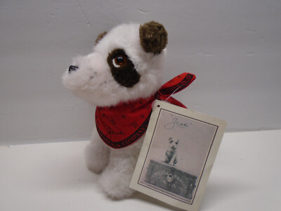 Wells Fargo Plush Dog Jack With Bandana and Paper Hang Tag 8" Tall 1990 ...