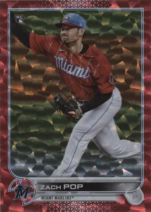 2022 Topps Series 1 - Zach Pop #108 Red Foil /199 (RC) for sale online ...