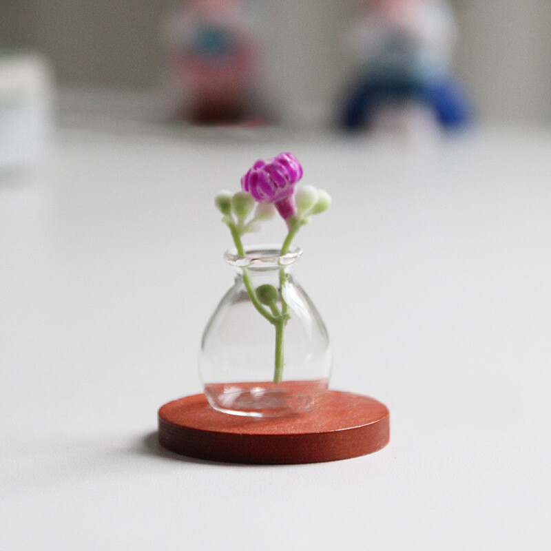 Miniature Vase Glass Vase Handicraft Flower ArrangemeS5 | eBay