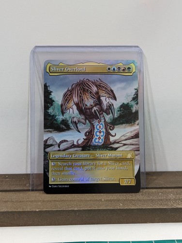 Sliver Overlord Foil Custom sticker on bulk MTG Commander | eBay