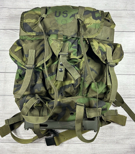 U.S. Army Military Combat Field Pack Woodland Nylon LC1 Medium With ...