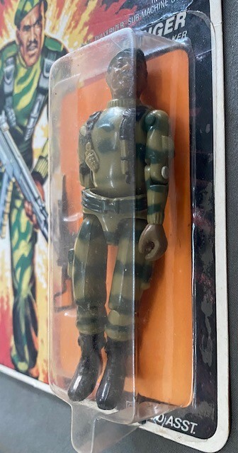 VINTAGE HASBRO GI JOE ARAH 1982 STALKER V1 RANGER MOC 11 BACK PEACH ...