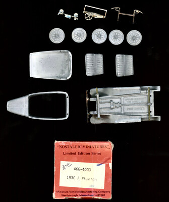 Nostalgic Miniatures Kit 1930 Ford Model A Phaeton, Guaranteed Complete ...
