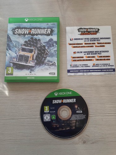 SNOW RUNNER sur XBOX ONE NEUF ( COMPLET ) VERSION FRANCAISE ULTRA RARE ...