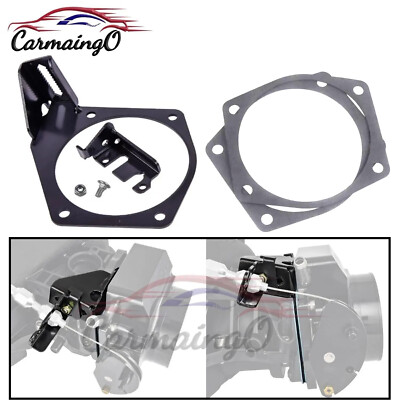 Throttle Body Cable Bracket for 92-102mm LS LS2 LS3 LS6 4 Bolts Intake ...