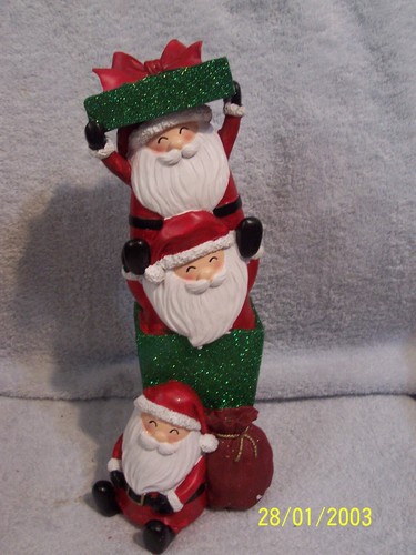 Resin Stackable Santa Claus Approx. 13" Tall New | eBay