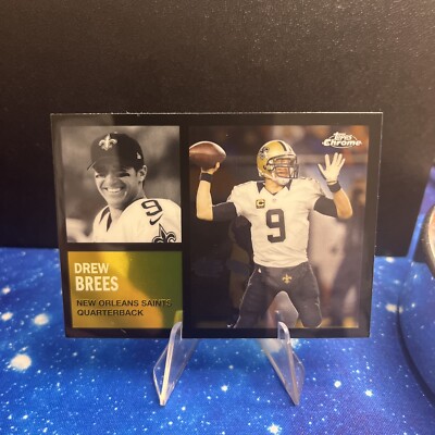 2015 Topps Chrome 60th Anniversary Mini Drew Brees #T60-DB New Orleans ...