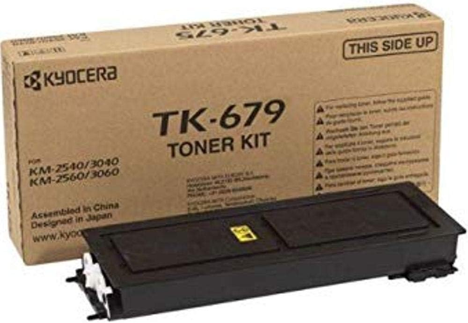 Kyocera 1T02H00CS0 Model TK-679 Black Toner Kit for Use with Kyocera KM-2540, KM | eBay