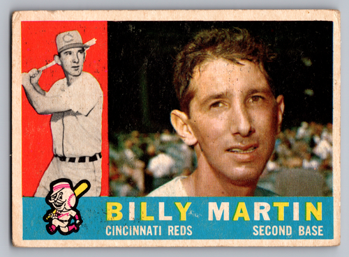1960 TOPPS #173 BILLY MARTIN REDS | eBay