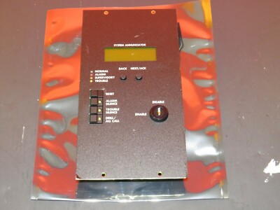 EST EDWARDS 2-CMDN REMOTE ALPHA FIRE ALARM DISPLAY ANNUNCIATOR | eBay