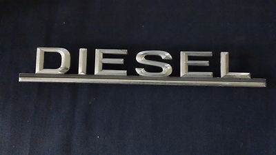 MERCEDES-BENZ " DIESEL " EMBLEM SCRIPT TRIM METAL BADGE | eBay