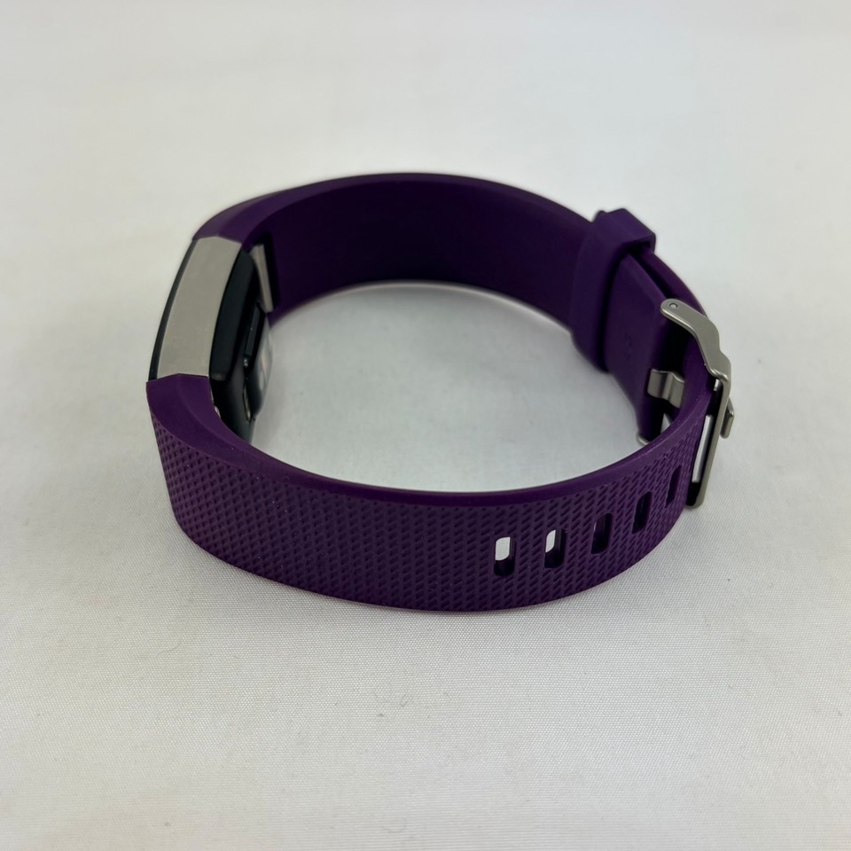 Fitbit Charge 2 Heart Rate & Fitness Tracker Watch Purple Band w ...