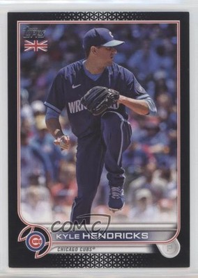2022 Topps UK Edition Black /125 Kyle Hendricks #191 | eBay