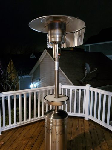 Member's Mark Patio Heater with LED Table - PG188H for sale online | eBay