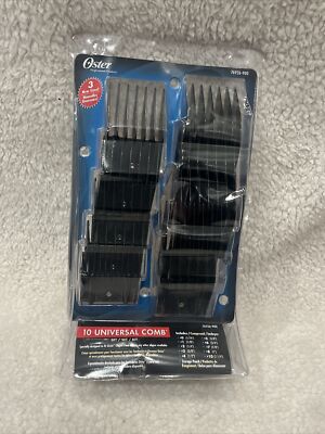 Oster 10 Universal Hair Clipper Comb Set Attachments Guides 76926-900 ...