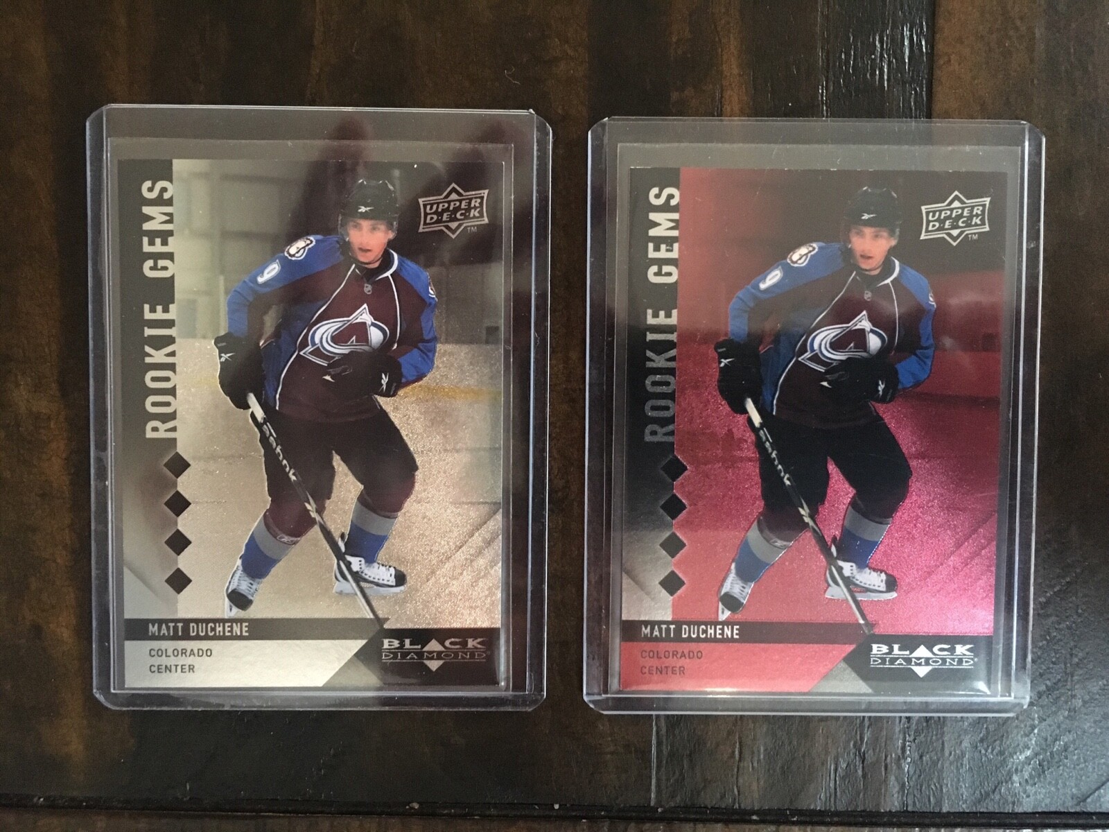 2009-10 Matt Duchene Black Diamond Rookie Lot Ruby Red. Nashville ...