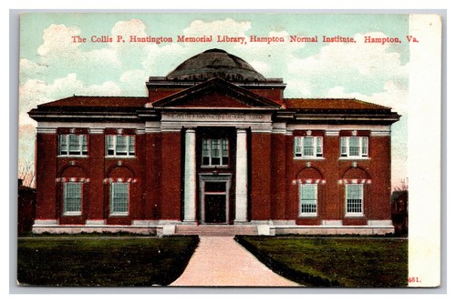 1909 Collis P Huntington Memorial Library Hampton VA Virginia Normal ...