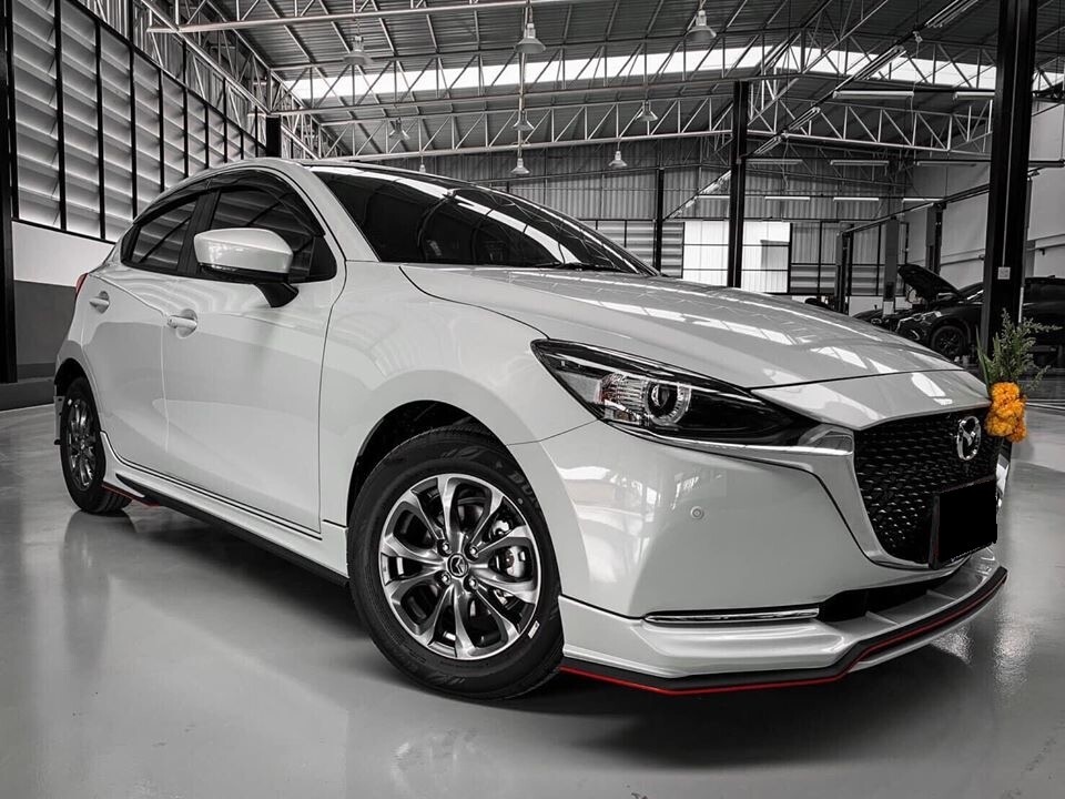 for mazda 2 body kit 2019 2020 2022 front lip skirt body kit painted | eBay