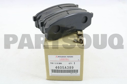 4605A389 Genuino Mitsubishi JUEGO DE ALMOHADILLAS, FRENO RR | eBay