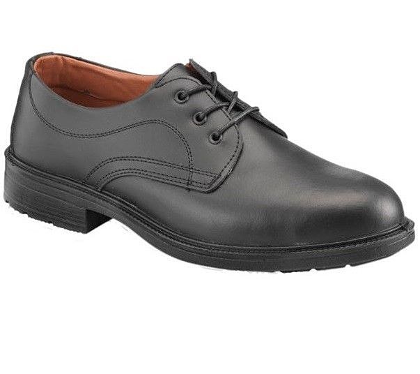 PSF Mens Executive Leather Manager Smart Work PPE Safety Steel Toe Cap ...