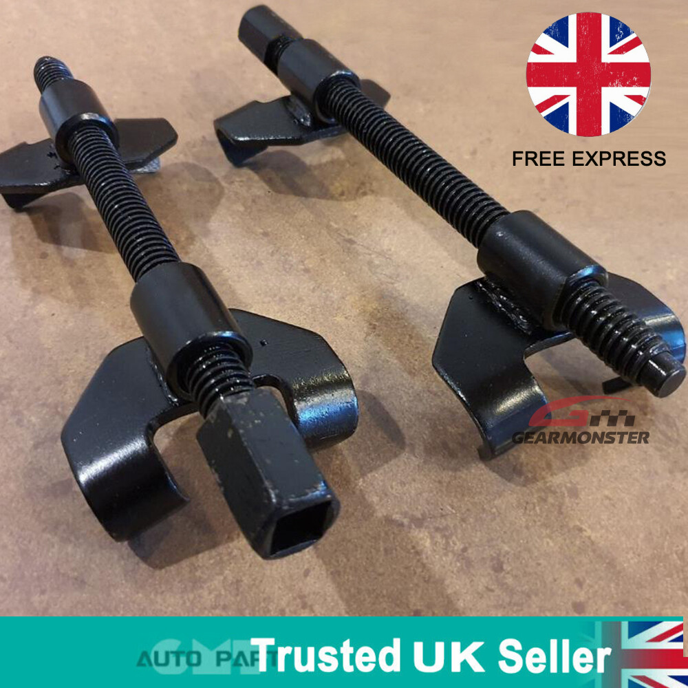 COIL SPRING COMPRESSOR HEAVY DUTY PAIR OF SUSPENSION CLAMPS 380MM TOOL ...