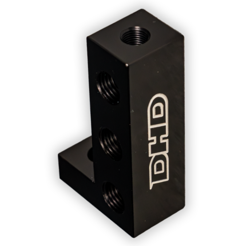 DHD 700-108B BLACK COMPACT FUEL BLOCK 7-PORT UNIVERSAL | eBay