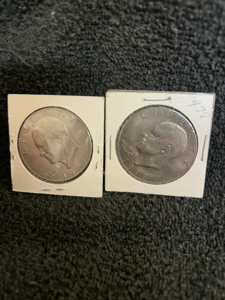 US Silver Dollar/Half Dollar Coins Lot-1920s, 1960s, 1970s Currency ...