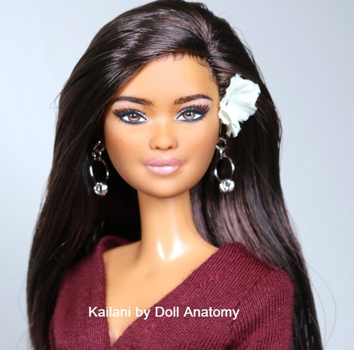 OOAK HISPANIC CUSTOM BARBIE DOLL REPAINT ART AA ANATOMICALLY CORRECT ...