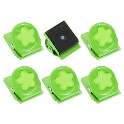 6Pcs Star Fridge Magnets Clips, Green | eBay UK
