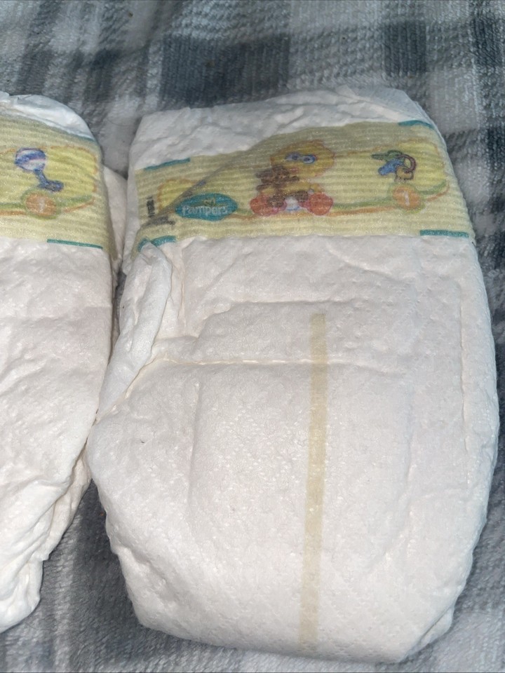 Sample Of 2 Vintage 2008 Pampers Size 1 Elmo Diapers | eBay