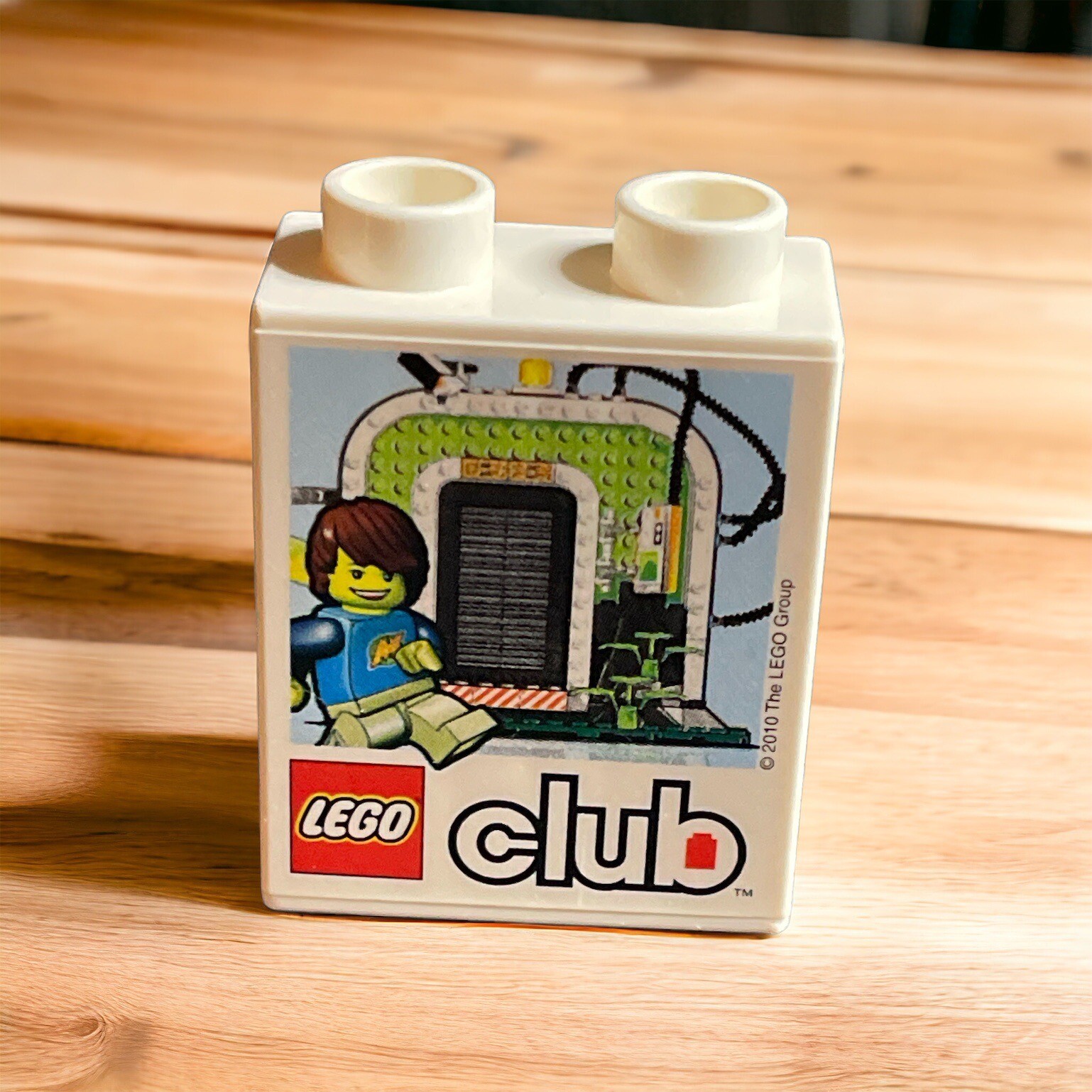 white Duplo block - 1X2 tall - Lego Club- combined shipping (MISC149 ...