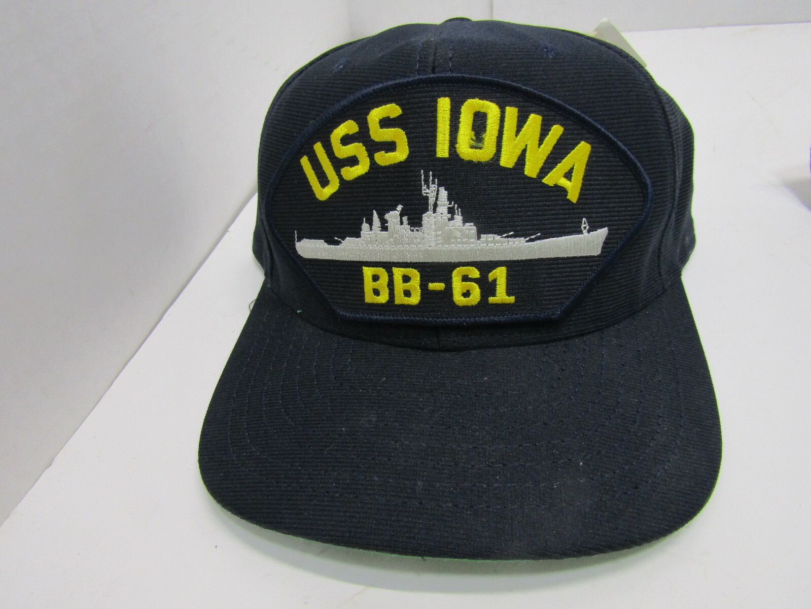 USS IOWA BB-61 HAT U.S MILITARY NAVY BASEBALL CAP - Gem