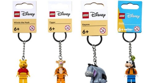 LEGO EEYORE KEYRING 854203 DISNEY WINNIE THE POOH KEYCHAIN KEY CHAIN ...