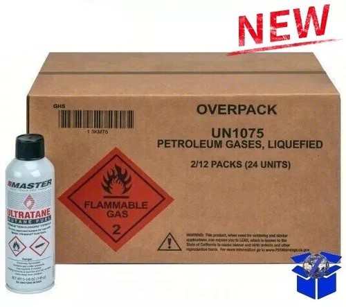 Master Butane Fuel 5-1/8oz Ultratane Butane Fuel Cylinder Refill ...