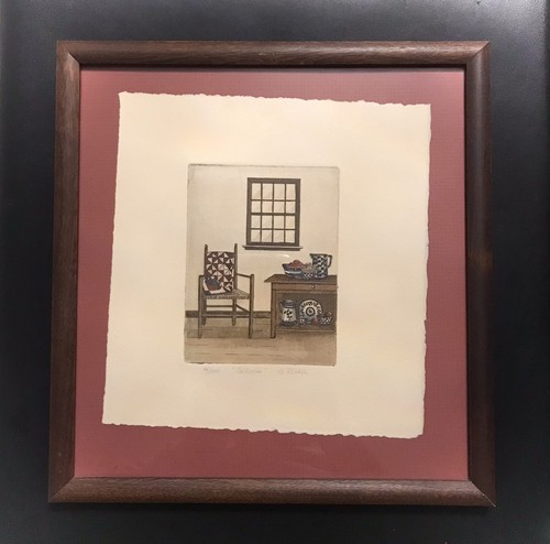 Sarah Rishel Signed Etching “Collection” Framed Mat 14/500. | eBay