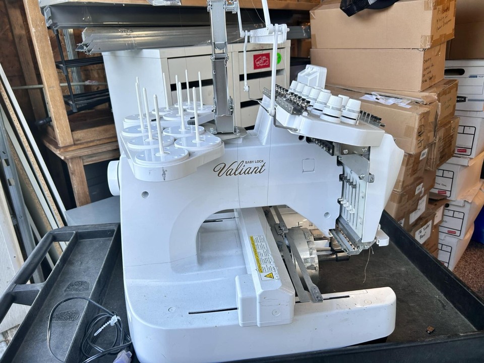 babylock valiant 10 needle embroidery machine | eBay