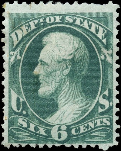 USA Mint H F 6c Scott #O60 1873 Official Dept of State Stamp | eBay