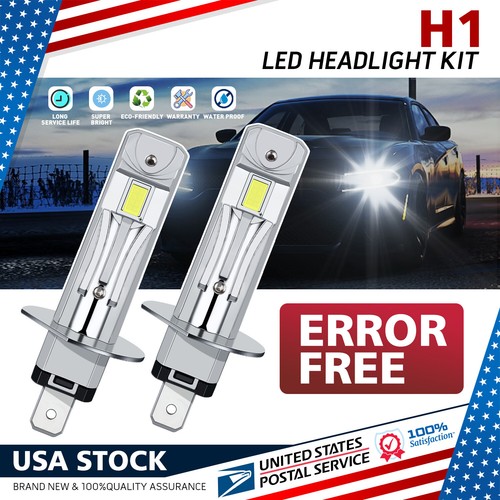2X H1 LED Headlight Bulb Kit High Low Beam 6000K 40000lm For Acura RSX ...