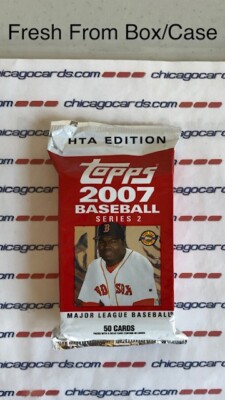 2007 Topps Series-2 50cd Hobby HTA Jumbo Pack Look4 Rookies RC Relics ...