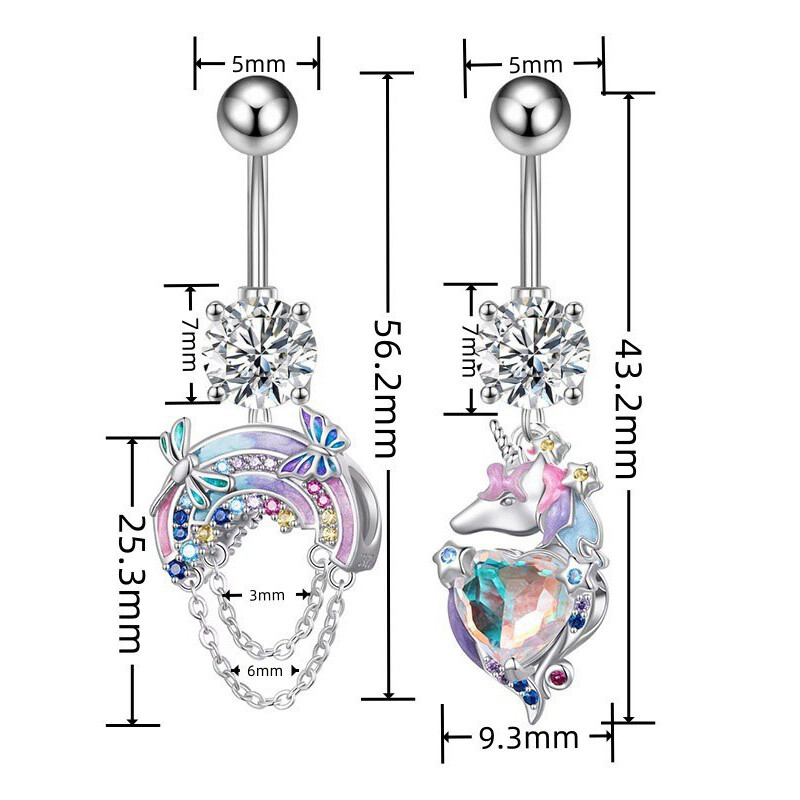 Personality Sexy Belly Button Rings Body Jewelry Piercing Beach Belly Navel RiON | eBay