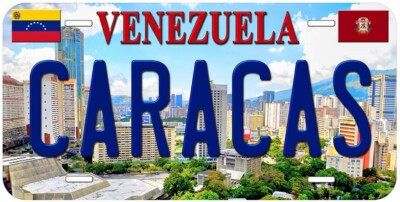 Caracas Venezuela Aluminum Novelty Car License Plate | eBay
